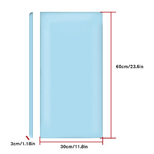 3D Anti-Collision Wall Padding for Kids, Removable Leather Cladded Décor Wall Bed Headboard for ​Tatami, Living Room, Bedroom, ​playroom, Baby Protector Wall Panels (White), 23.6 in x 11.8 in