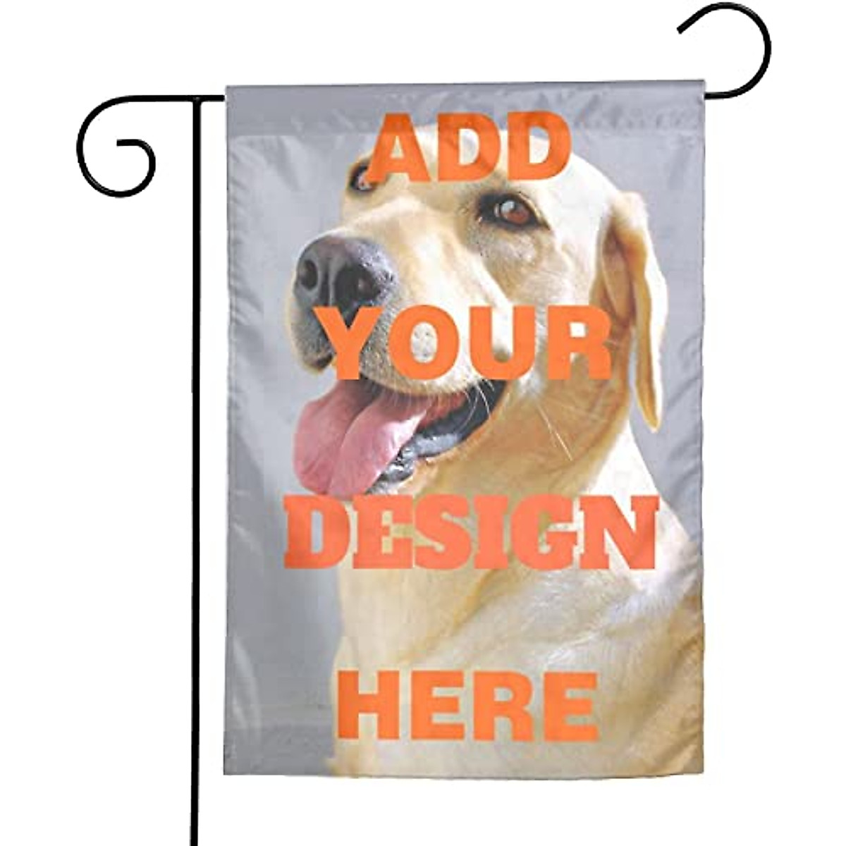 2023 Custom Garden Flag Personalized Side Flags Add Your Image Logo Home Spring Summer Decor Yard Flag Banners For Indoor Outdoor Size 12 X 18 Inch