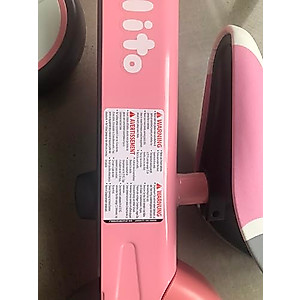 JOLLITO Baby Balance Bike, Adjustable Toddler Bicycle 12-24 Months, Best Birthday Gifts Toys for 1 Year Old Boys Girls, 3 Wheel, Pink