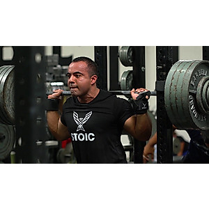 Stoic Knee Sleeves for Men Women - 7mm Neoprene Knee Support for Weightlifting, Powerlifting, Strength Training, Squats, Bodybuilding - IPF Approved Knee Compression Sleeves, 2-Pack (X-Small)