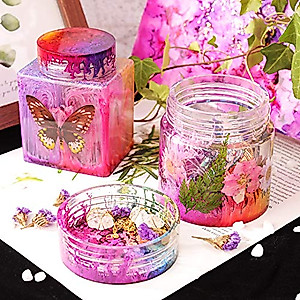 Alcohol Ink Set Epoxy Resin Dye- LET'S RESIN Vibrant Colors Alcohol Ink for Epoxy Resin, Concentrated Alcohol Based Resin Ink for Tumblers,Epoxy Resin Molds,Alcohol Inks Art (Each 0.35oz x 18 Bottle)