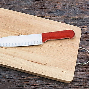 Hemoton Kitchen Knife Handle Wooden Cutter Hand Grip Knife Repair Handle Chef Knives Replacement for DIY Knife Making Accessory