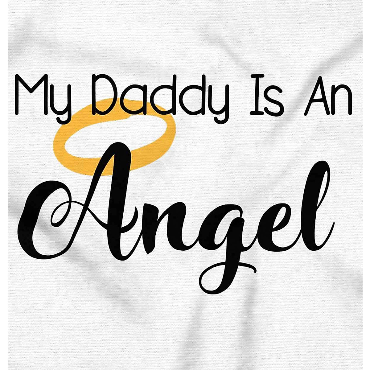 Brisco Brands My Daddy Is An Angel Cute Little One Baby Bodysuit Jumper Girls