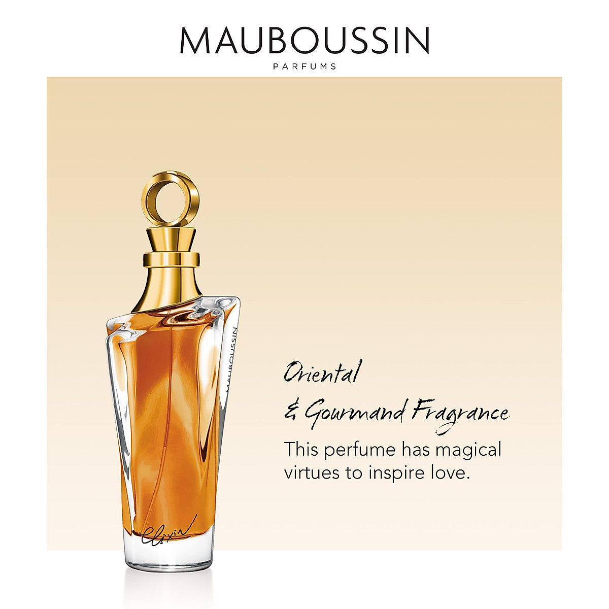 Mauboussin - Elixir Pour Elle 100ml (3.3 Fl Oz) - Eau de Parfum for Women - Floral & Oriental Scents