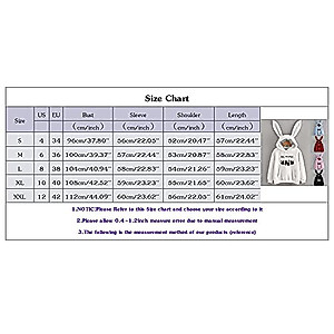 Hemlock Women Teen Girls Cute Hoodie Long Sleeve Rabbit Hooded Sweatshirt Juniors School Hooded Pullover Tops Pocket
