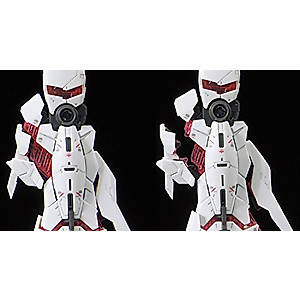 Bandai Hobby RG 1/144 Unicorn Gundam UC Model Kit Figure, Multi-Colored, 8" (BAN216741)