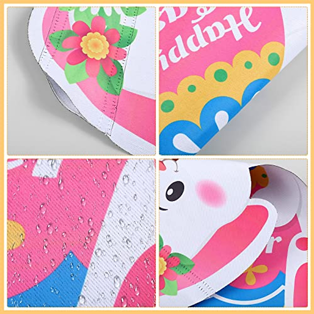 2 Pack Easter Garden Flags St Patrick's Day Garden Flag Shamrock Bunny Eggs Garden Flag 12 x 18 Inch Vertical Double Sided Decorative for Outside Yard Spring Seasonal Garden Flag