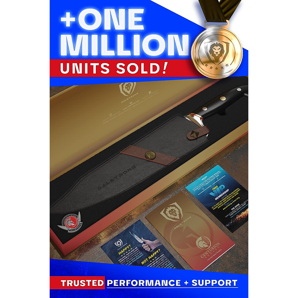 Dalstrong Chef Knife - 10 inch - Centurion Series - Premium Swedish 14C28N High Carbon Stainless Steel - G10 Handle Kitchen Knife - Razor Sharp Chef's Knife - Cooking Knife - Sheath Included