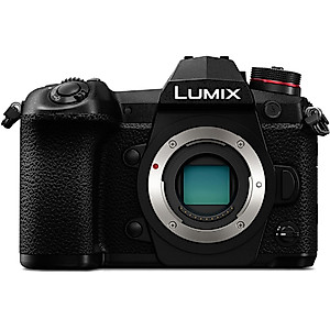 Panasonic Lumix DC-G9 Mirrorless Digital Camera (Body Only) (DC-G9KBODY) - Bundle - with 256GB Memory Card + LED Light + DMW-BLF19 Battery + Soft Bag + 12 Inch Flexible Tripod + Cleaning Set + More