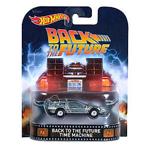 Hot Wheels Retro Entertainment Diecast Back To The Future Time Machine Vehicle