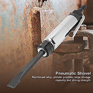 Akozon Pneumatic Hammer Shovel Tool Industrial Powerful Handle Straight Type Air Chisel Pneumatic Shovel Tool