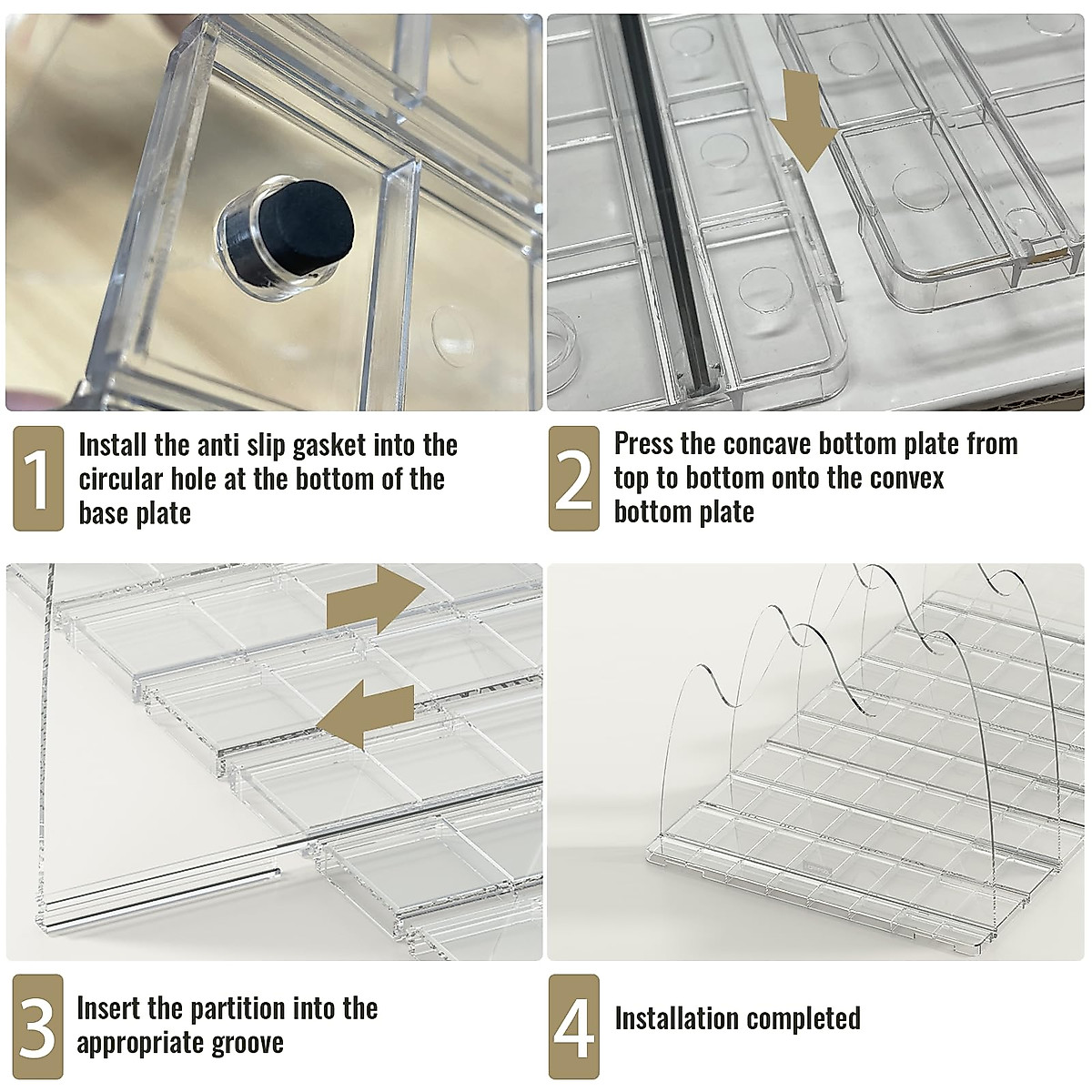 Adjustable Shelf Dividers for Closet Organization,10 Panels Shelf Dividers for Wood Shelves Clear Purse Handbag Clothes Panels Organizers and Storage for Bedroom, Kitchen, Office, Cabinets, Bathroom