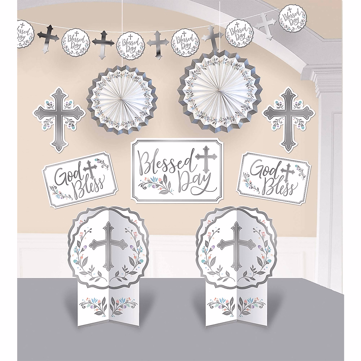 Holy Day Room Decorating Kit - Premium Paper Design - Perfect for Festive Celebrations