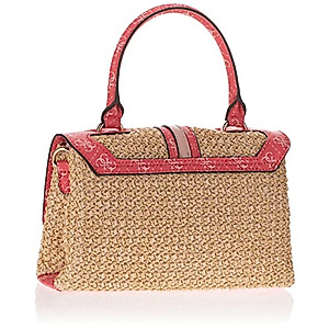 GUESS US Kasinta Raffia Top-Handle Satchel