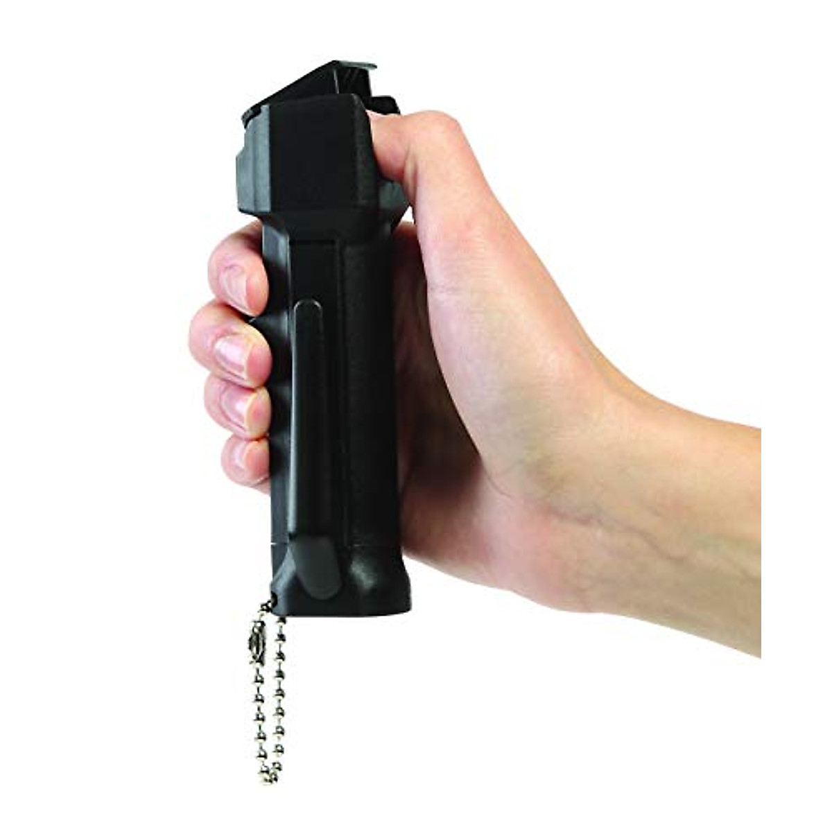 Mace Triple Action 12' Police Strength Pepper Spray with Tear Gas and UV Dye - Flip Top Safety, Great for Self Defense