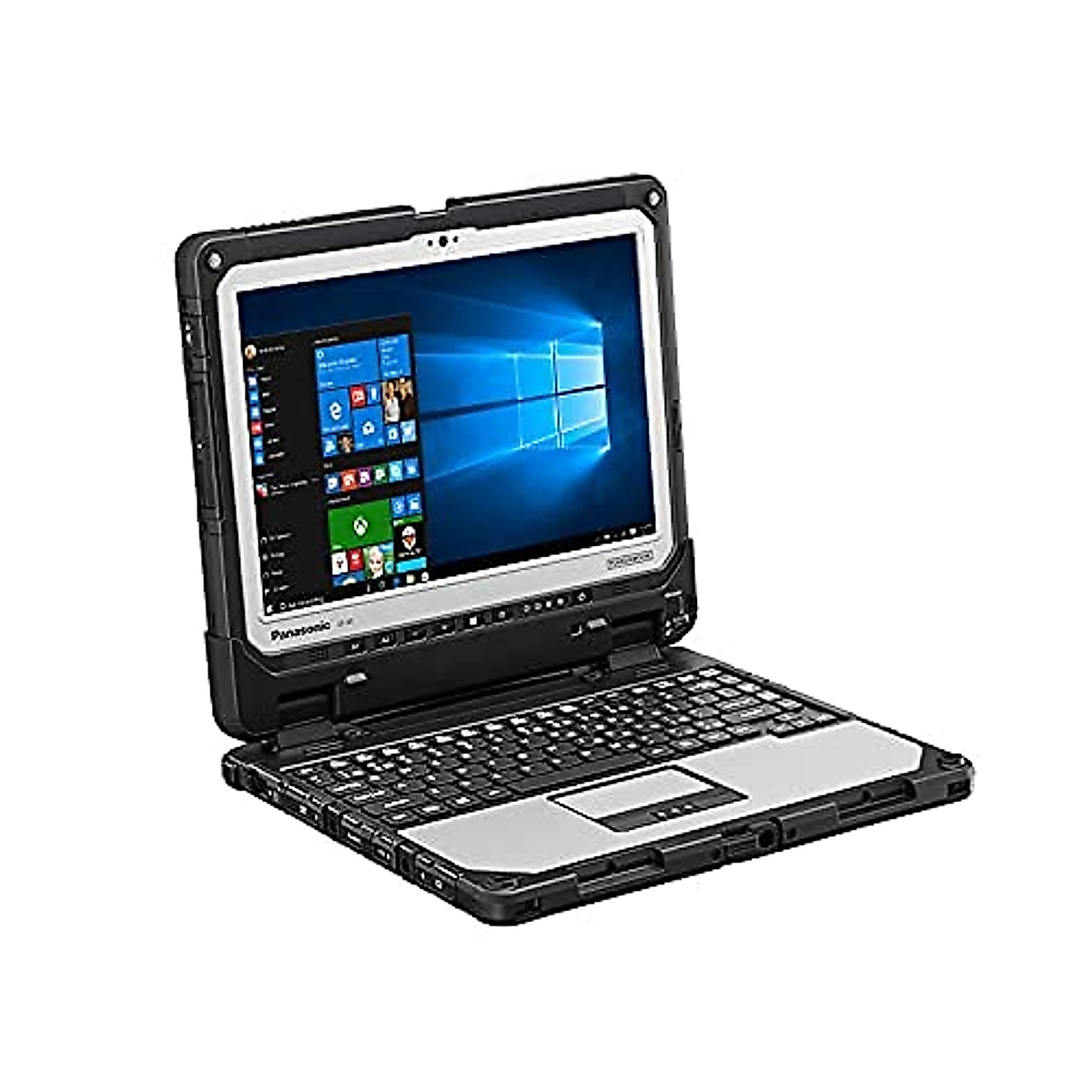 Panasonic Toughbook 33, CF-33, Intel i5-7300U, 12" QHD Touch+Digitizer, 8GB RAM, 256GB SSD, Webcam, 8MP Rear Camera, dGPS, 4G LTE, 2D Bar Laser, Dual Pass, Premium Keyboard, Win 10 Pro (Renewed)