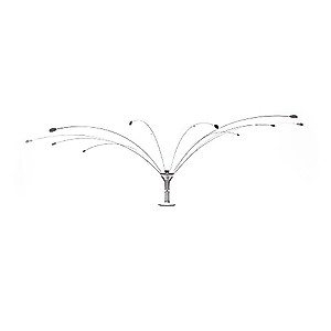 Bird B Gone MMBS400SPN Spinning Bird Deterrent, 4 Foot