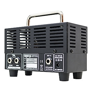 Orange MD20 Micro Dark 20-Watt Mini Guitar Amplifier Head Bundle with Instrument Cable and Austin Bazaar Polishing Cloth