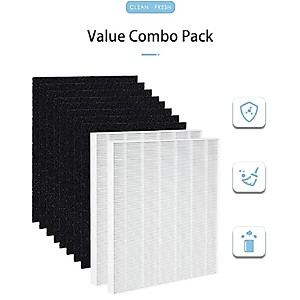 2-Pack C535 Replacement Filter A Kit Compatible with Winix C535, 5300-2, P300, 5300, Repalce 115115