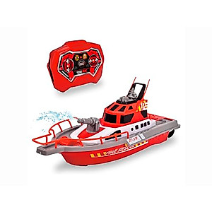 DICKIE TOYS - 15" RC Rescue Boat with Working Water Pump