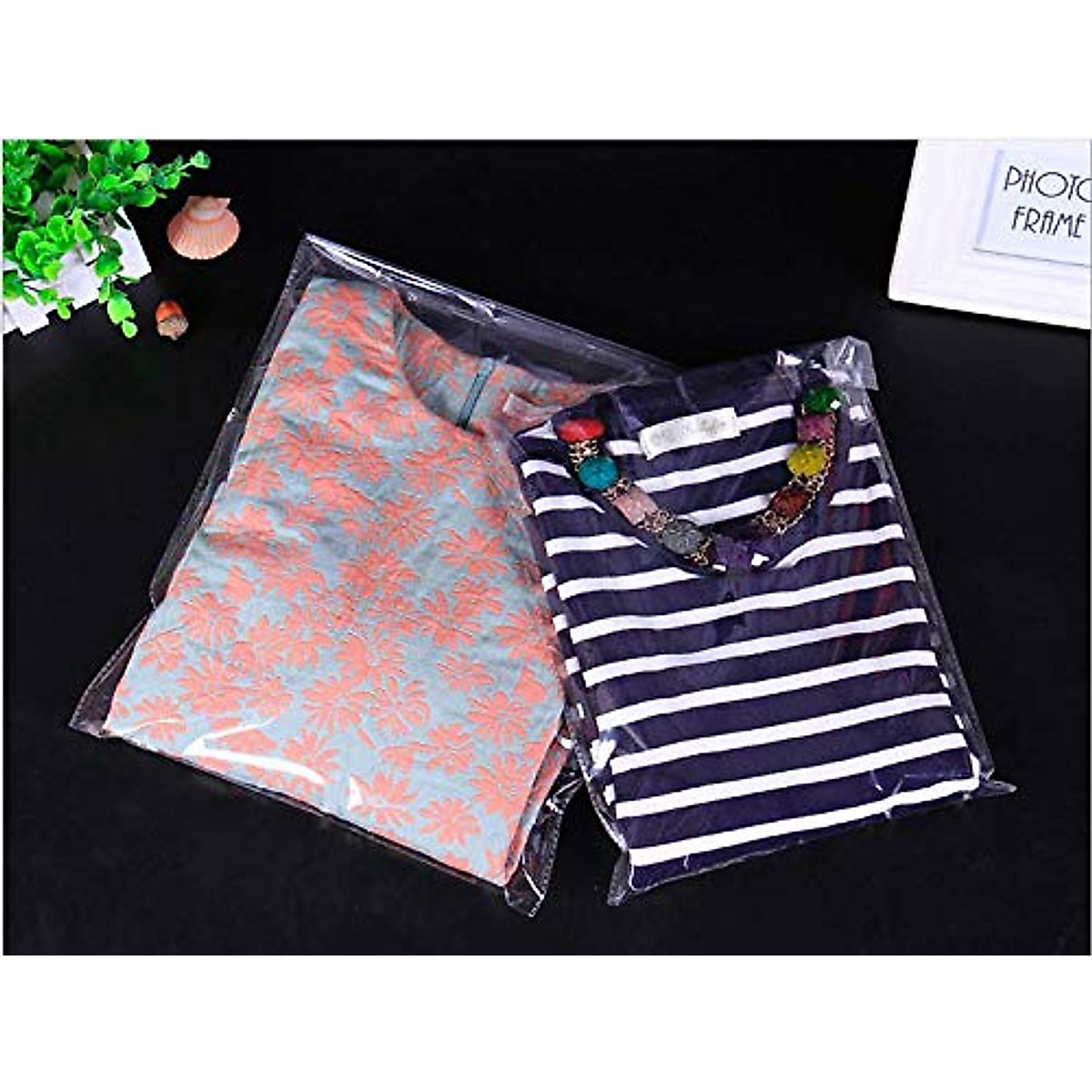 15” x 20” Clear Cellophane Bags Resealable Plastic OPP Bags Self Seal Poly Bags for Apparel,Party Wedding Gift Bags (15X20 inch(100Pcs)