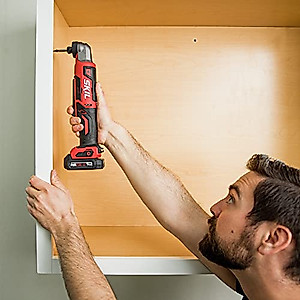 SKIL PWR CORE 12 Brushless 12V 1/4 Inch Hex Right Angle Impact Driver Includes 2.0Ah Lithium Battery and PWR JUMP Charger - RI574502