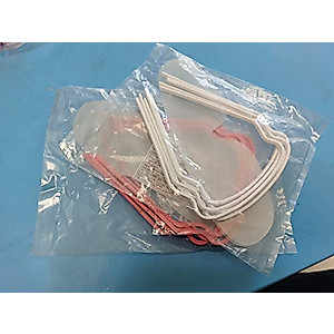 SDent 1 Pack 20 Sets Disposable Dental Eye Shield Eye Mask Safety Glasses Mask Eyes Guard 1 Frame+1 Shield/Set 4 Colors