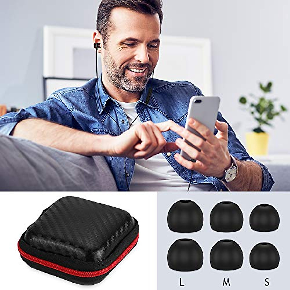 COOYA USB C Headphones for Samsung S23 S22 Ultra S20+ S21 FE A53 Type C Wired Earbuds with Mic Volume Control DAC Stereo in-Ear Earphones for iPad 10 Pro Air 4 5th Galaxy A54 Flip Pixel 7 6 OnePlus 11