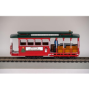 Cable Car with Grip Man - Yellow & Red - HO Scale