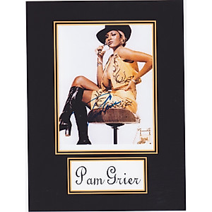 Kirkland Pam Grier 8 X 10 Photo Display Autograph on Glossy Photo Paper