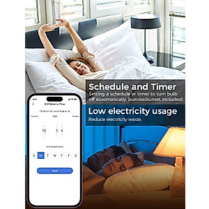 Refoss Smart Bulbs Works with Apple HomeKit, Color Changing Smart Light Bulbs Compatible with Siri, Alexa and Google Home, A19 LED Bulb, E26 Fitting, 2700K-6500K Dimmable, 9W 810 Lumens, 2 Pack