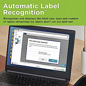 DYMO LabelWriter 550 Label Printer, Label Maker with Direct Thermal Printing, Automatic Label Recognition, Prints Address Labels, Shipping Labels, Mailing Labels, Barcode Labels, and More
