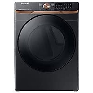 SAMSUNG 7.5 Cu. Ft. Brushed Black Smart Electric Dryer with Steam Sanitize+ & Sensor Dry