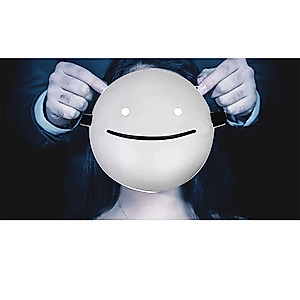 FANFX Halloween White Smile Dream cosplay Mask Full Face Dream Cosplay White Smile Mask Halloween White Mask Cosplay for Adult and Kids
