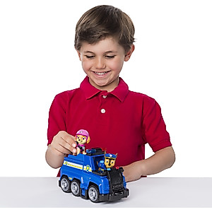 Paw Patrol 6045905 Chase’s Ultimate Rescue Police Cruiser with Lifting Seat and Fold Out Barricade