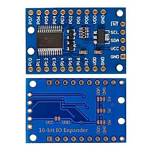 AITIAO 5Pcs PCF8575 IO Expander Board I2C to 16 IO IIC I2C I/O Extension Shield Module DC 2.5-5.5V I2C Communication Control 16 IO Ports