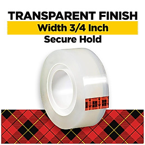 Scotch Super-Hold Tape, 6 Rolls, 50% More Adhesive, Trusted Favorite, 3/4 x 800 Inches, Boxed (700S6)