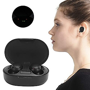 Hilitand Wireless Bluetooth Earbuds Headphone,E6S TWS Bluetooth V5.0 Stereo Sound Earphone,Magnetic Charging,Portable Sports Headphone,for Smart Phone/Running/Home/Office