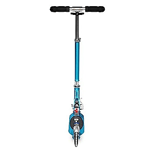 Micro Kickboard - Sprite LED, 2 Wheeled, Fold-to-Carry, Lightweight Swiss-Designed Micro Scooter with Light-Up Wheels for Children and Teens, Ages 6+, Ocean Blue