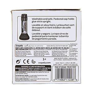 Crayola; Washable Glue Sticks; Art Tools; 12 ct.; Great for Classroom Projects