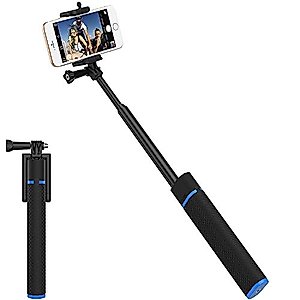 SABRENT Bluetooth Selfie Stick with Built in 5200mAh Battery Charger (GR-SSTK)