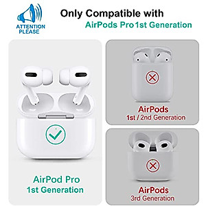 Case for Airpods Pro, KOUJAON Soft Silicone Skin Case Cover with Bracelet Keychain Cute Apple Airpod Pro Cover for Women Girls (Cow)