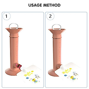 10pcs Set Baby Food Pouch Maker Reusable Pure Color Pouches Toddler Fruit Squeeze Puree Filler for Kids (Green)