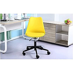Office Chair Computer Chair Lift Swivel Chair Home Office Chair Small Game Chair Small Swivel Chair Student Chair Desk and Chair Chair (Color : White) Needed