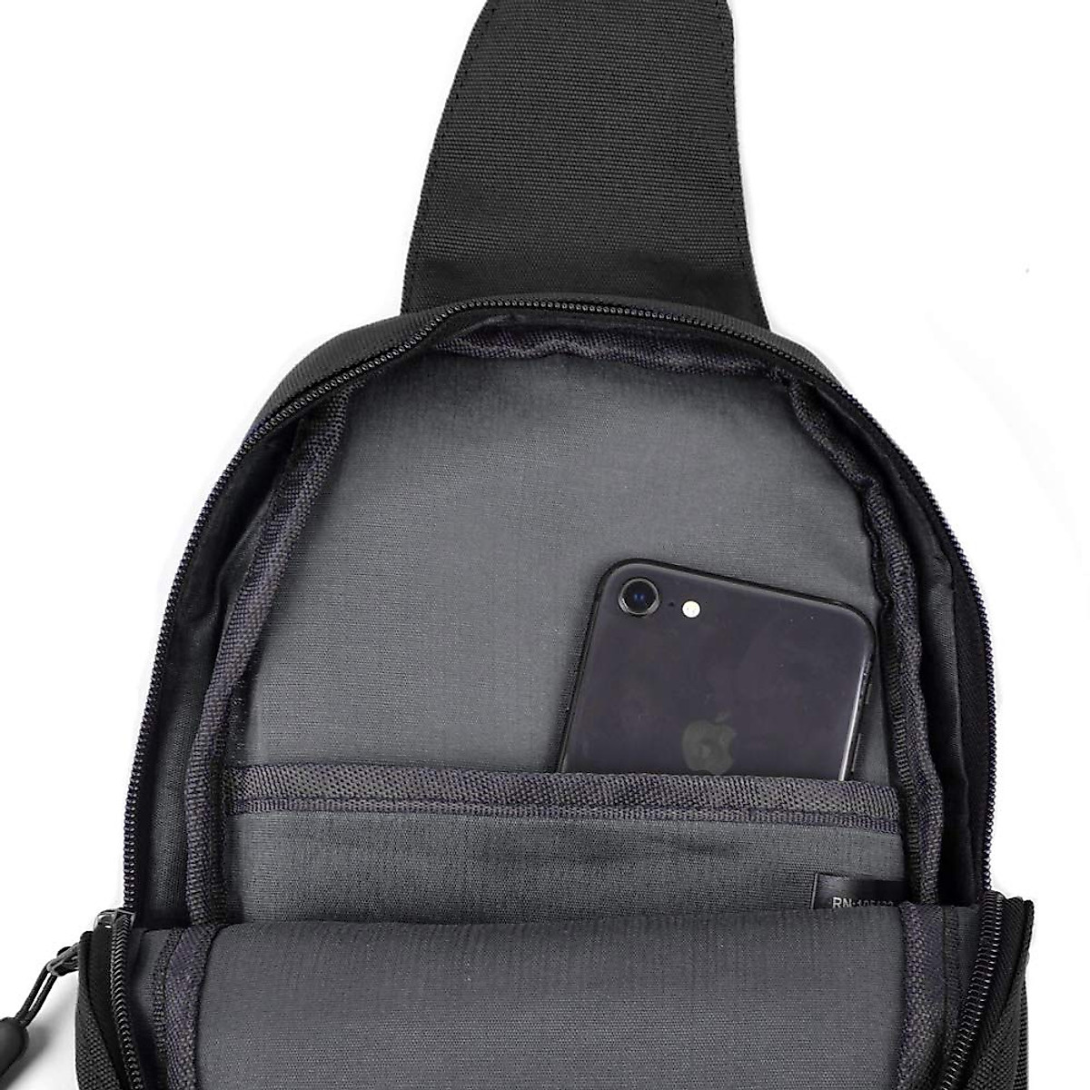 WESTEND Crossbody Canvas Sling Bag Backpack with Reversible Strap