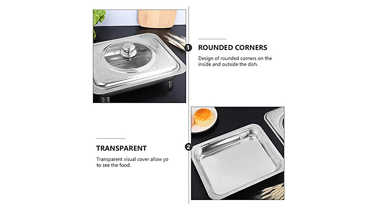 YARDWE Stainless Steel Chafing Dish for Buffet & Catering