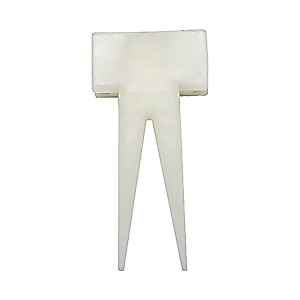 nomal 10Pcs Plastic Bird Parrot Fruit Fork Pet Birds Vegetable Food Holder Pin Clip Bird Feeder for Budgie Canary Small Animal Cage (Small+Large) (10)