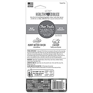 Nylabone Healthy Edibles All-Natural Long Lasting Peanut Butter Flavor Dog Chew Treats 1 Count Peanut Butter X-Large/Souper