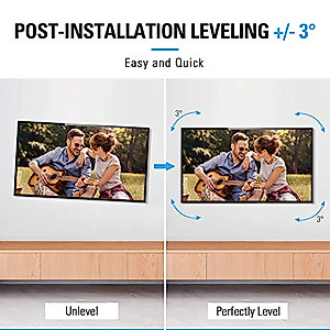 Mounting Dream TV Mount Full Motion TV Wall Mount for Most 32-65 Inch Flat Screen TV, Wall Mount TV Bracket with Dual Arms, Max VESA 400x400mm and 99 LBS, Fits 16", 18", 24" Studs MD2380-24K TV Mounts