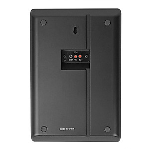 Rockville Pair Rock Slim 70B Black 5.25" 70V Commercial Restaurant Wall Speakers